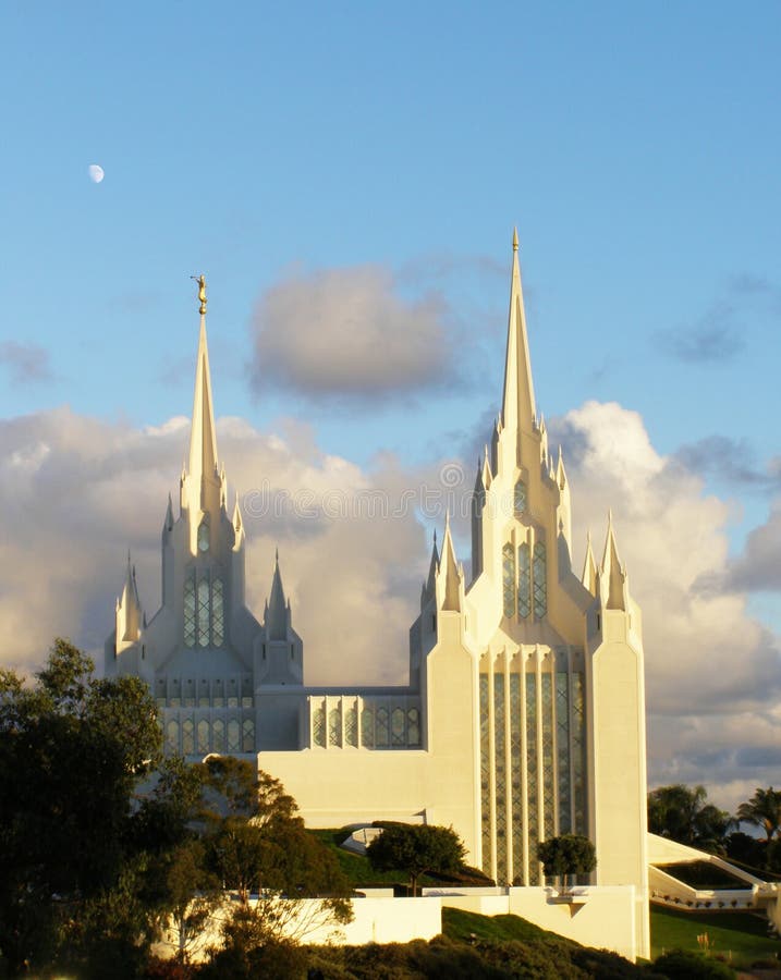 Mormonischer Tempel LDS in St. George Utah Stockbild - Bild von steeple ...