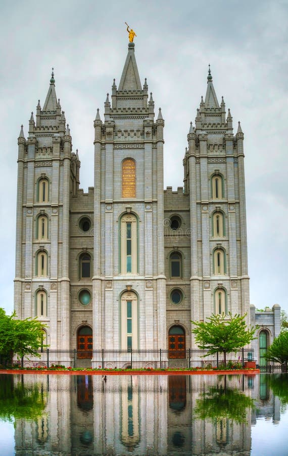 Mormons Temple in Salt Lake City, UT Stock Image - Image of latterday ...