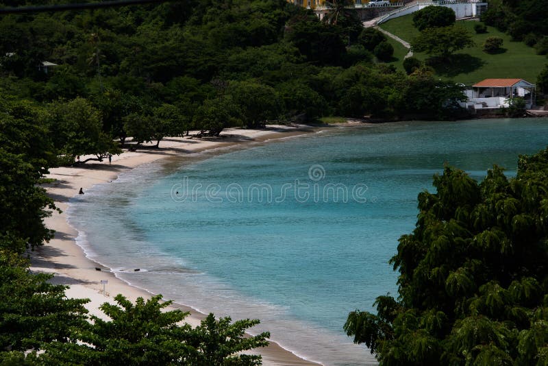 Morne Rouge Beach, Grenada stock photo. Image of grenada - 90608246