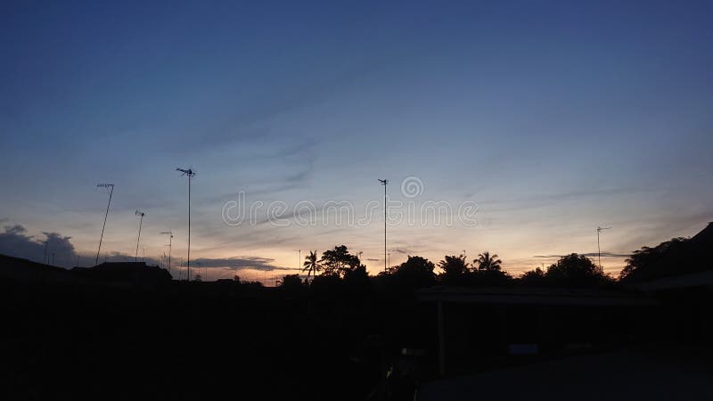 The Morning Atmosphere on the House Terrace Editorial Photo - Image of ...