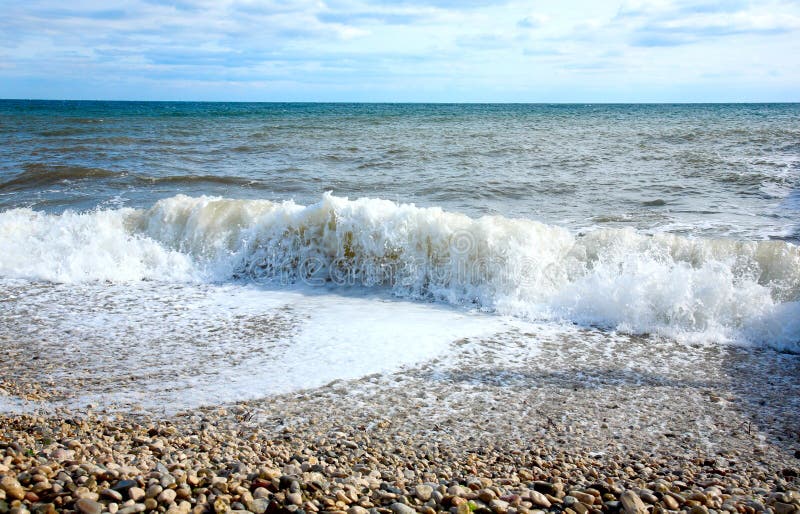 Morning on beach. stock image. Image of water, freshness - 11538763