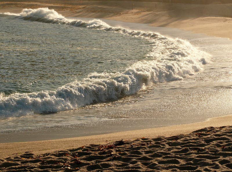 Morning at the beach stock photo. Image of blue, sand - 4688128