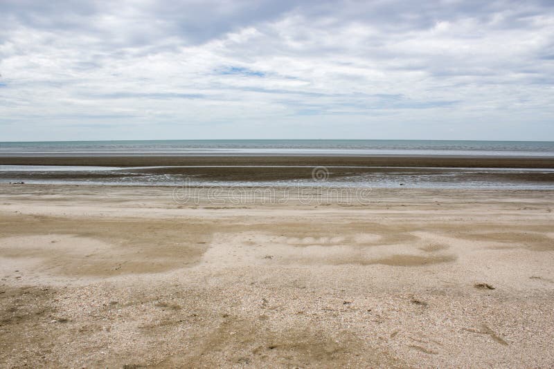 Morning beach sea and sky stock photo. Image of landscape - 58902998