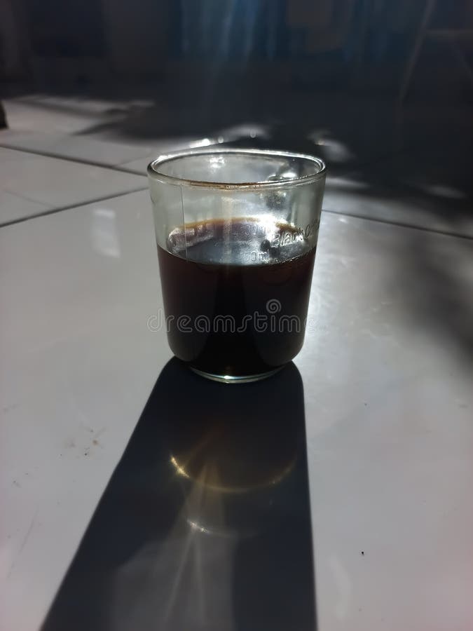 Morning Coffee Under Sunlight Stock Photo - Image of mood, sunlight ...