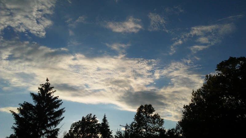 Morning blue sky stock photo. Image of blue, summer - 100897662