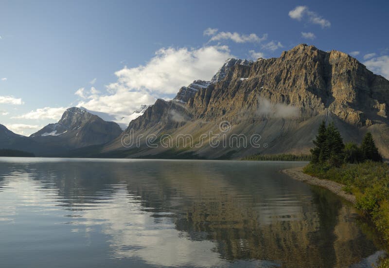 Autumn in the Mountains Near Bow Lake Banff National Park Alberta ...