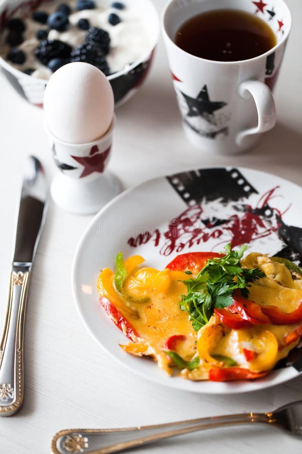 Morning breakfast stock image. Image of food, croissants - 26272865