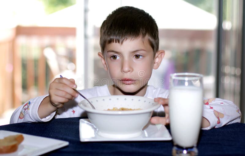 Morning breakfast stock photo. Image of enjoyment, eyes - 5463512