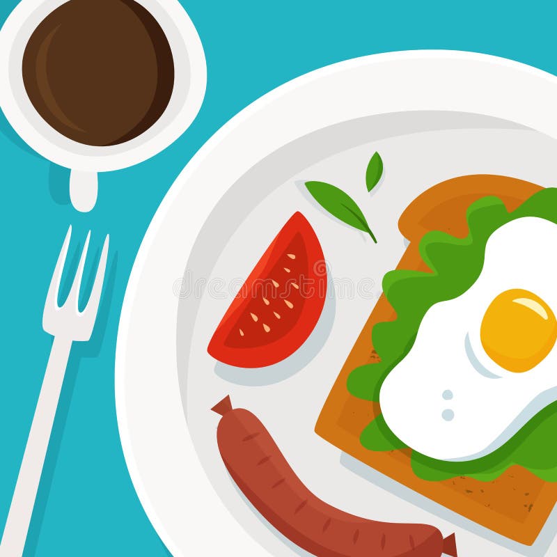 Full English Breakfast Drawing Stock Illustrations – 139 Full English ...