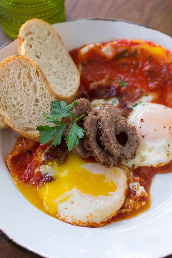 Morning Breakfast stock image. Image of full, toast, delicious - 91351179