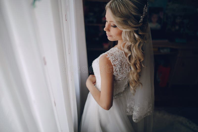 Morning bride stock image. Image of relationships, perfect - 52625465