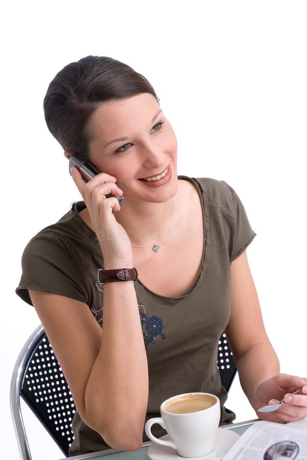 Morning call stock photo. Image of friendly, call, caffein - 2011036