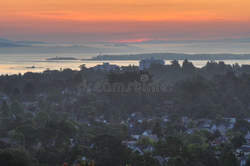 Morning city victoria stock image. Image of seascape - 13180107