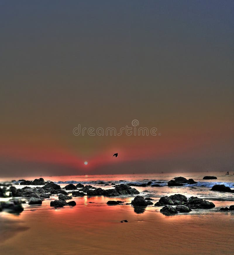 Vizag beach stock image. Image of click, beach, vizag - 117894407