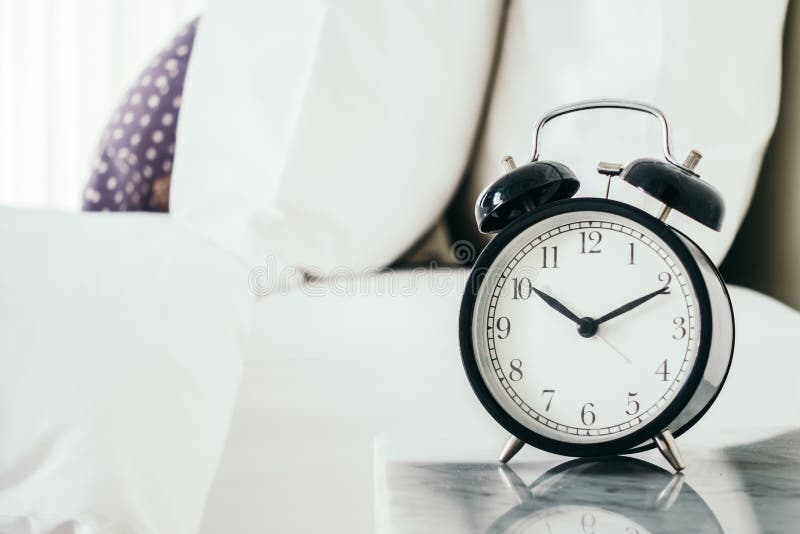 Morning clock and alarm stock photo. Image of foreground - 67484048