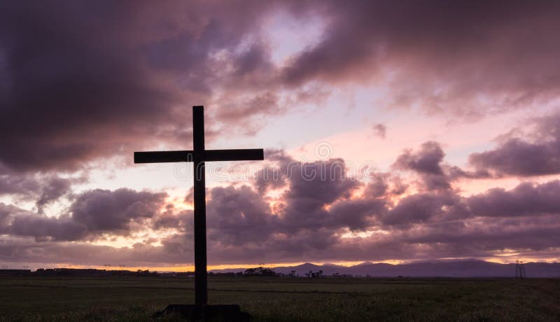 Morning Cloud Cross stock photo. Image of religion, jesus - 40206304