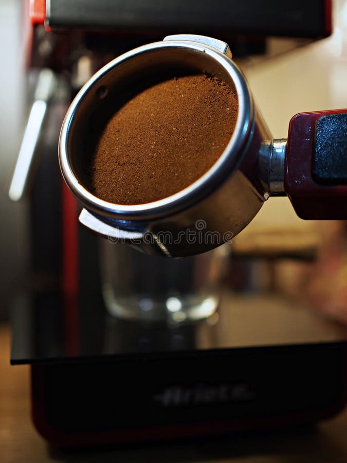 Morning Cofee Made by Coffee Maker Stock Image - Image of coffee ...