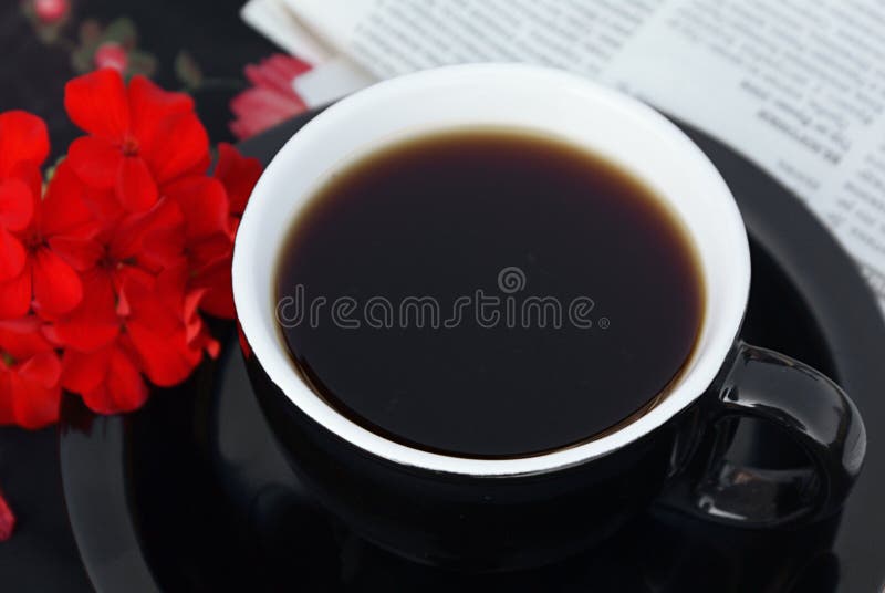 Morning coffee stock photo. Image of outdoor, arrangement - 15832772