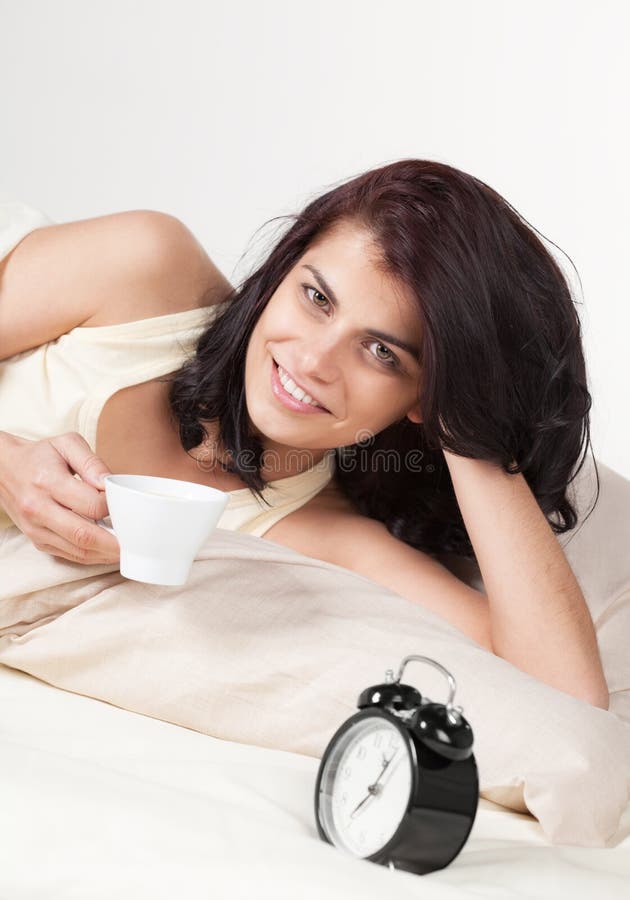Morning coffee stock photo. Image of person, beautiful - 18813846