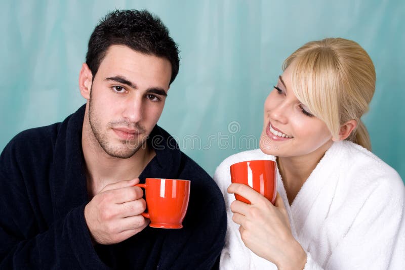 Morning coffee stock image. Image of holding, relaxation - 4232719