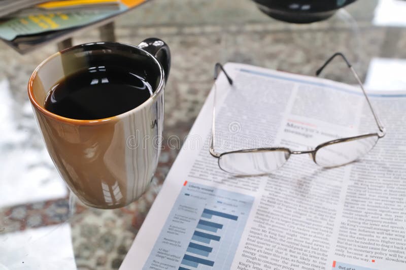 Morning Coffee stock photo. Image of break, glasses, caffeine - 7066222