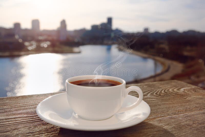 Morning with cup of coffee stock image. Image of caffeine - 29528819