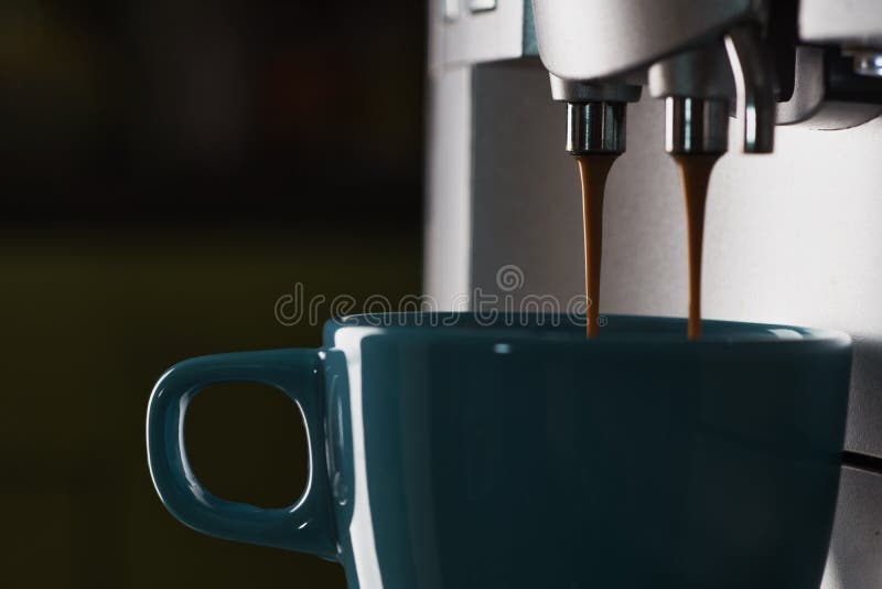 Kitchen Still Life with Coffee Machine, Cup and Refreshing Drink Stock ...