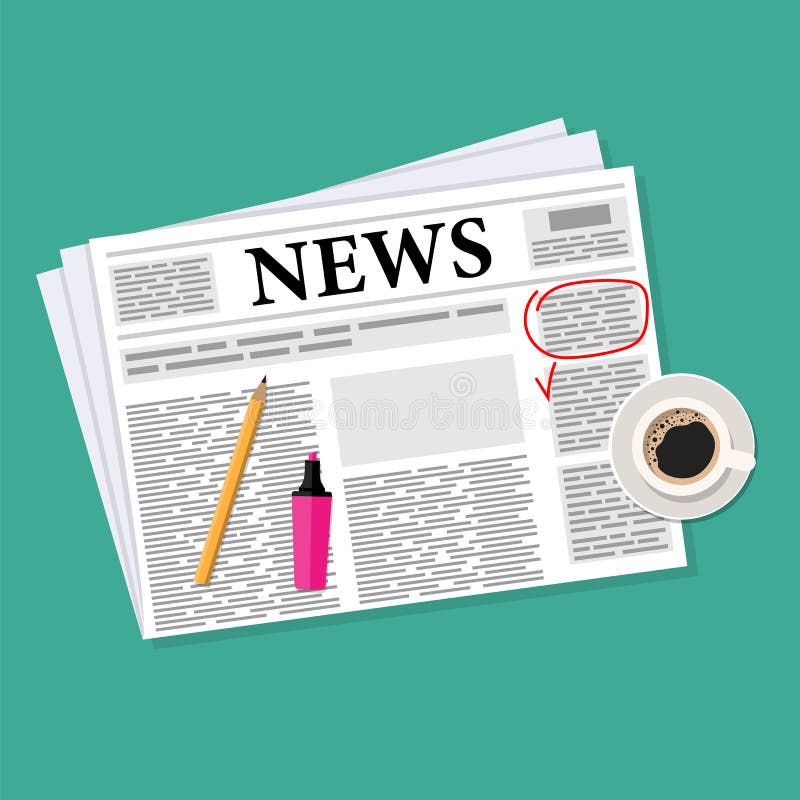 Marked Newspaper Stock Illustrations – 89 Marked Newspaper Stock ...
