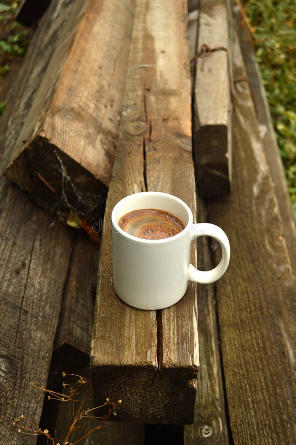 Morning coffee outdoor stock image. Image of liquid, drink - 34863533