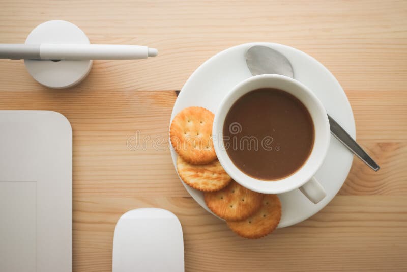 Morning coffee. stock photo. Image of drink, business - 61204282