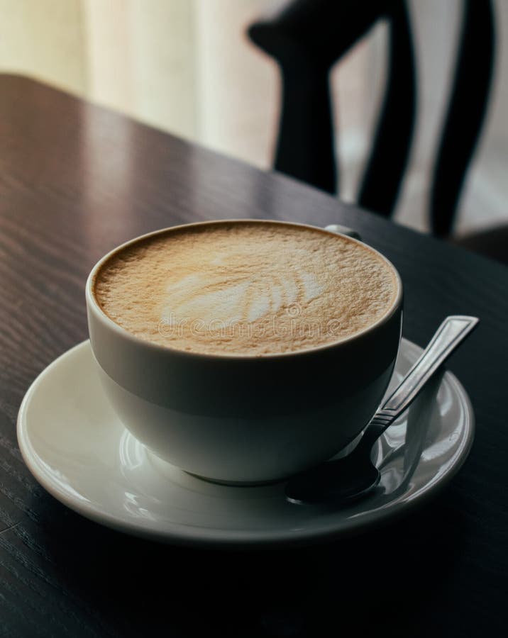 A calm morning in a cafe stock photo. Image of coffee - 353347818