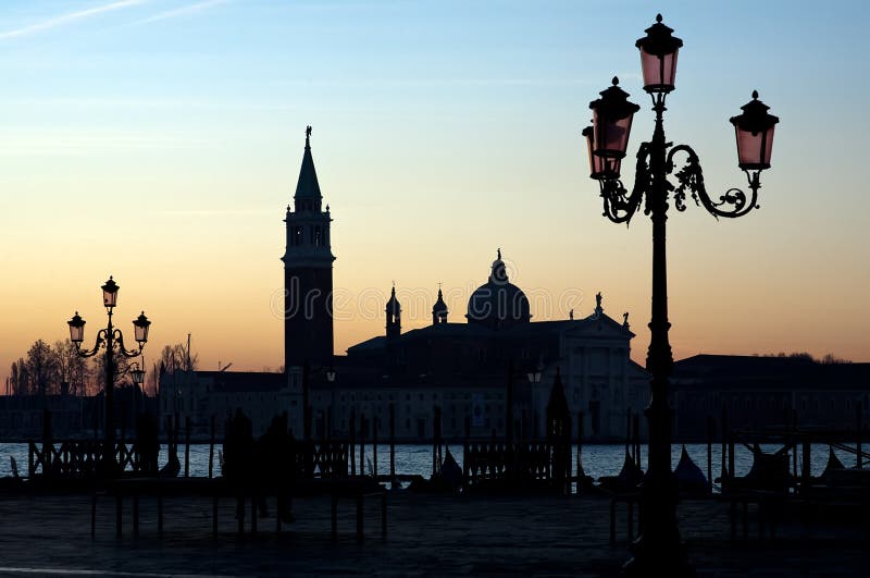 Morning dawn in Venice stock photo. Image of light, europe - 37858574