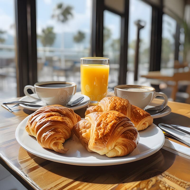 Delightful Morning Spread Fruits Beverages Table Stock Photos - Free ...