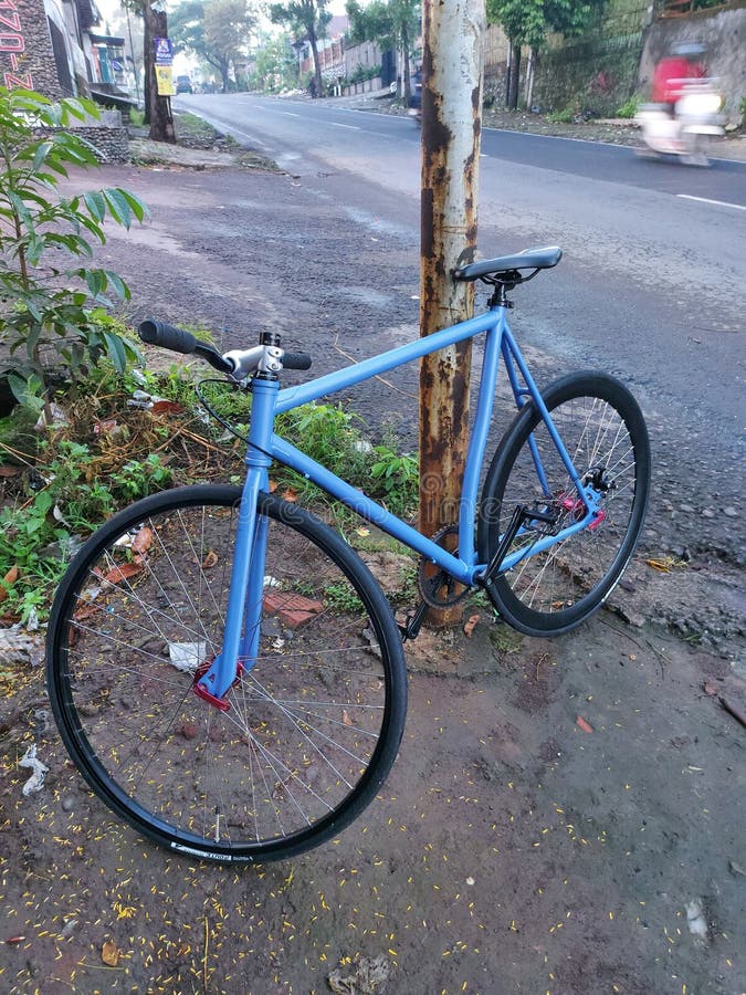 Morning Exercise Cycling on the Streets Stock Image - Image of vehicle ...
