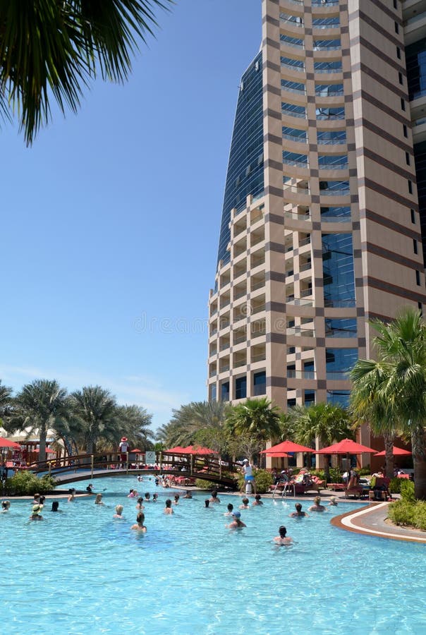 Morning Exercise in the Pool Editorial Stock Image - Image of city ...