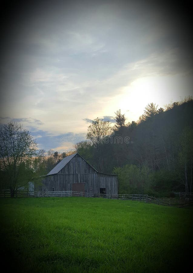Morning on the farm stock photo. Image of beam, backlit - 1363448