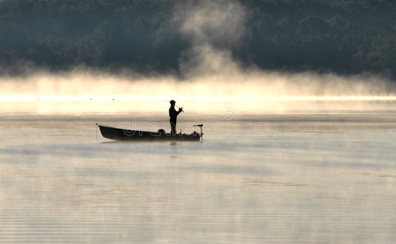 Morning fishing stock photo. Image of wood, summer, morning - 43325738