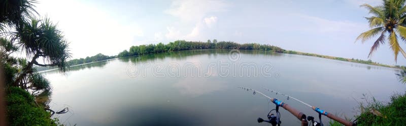 Morning fishing stock photo. Image of hook, fish, happy - 278985526