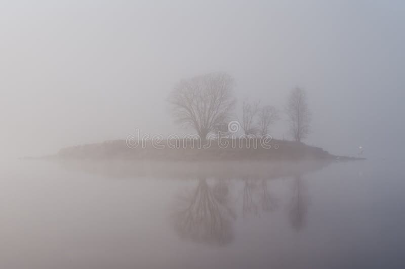 Morning fog stock photo. Image of foggy, island, morning - 25246922