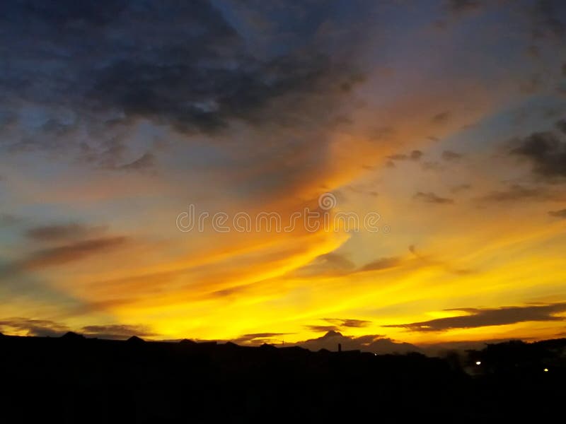 Morning glow stock image. Image of glow, cloud, morning - 101676101