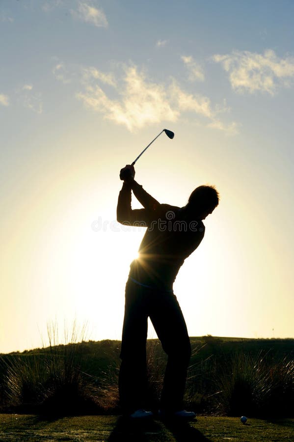 Morning golfer stock image. Image of playing, golf, game - 11164261