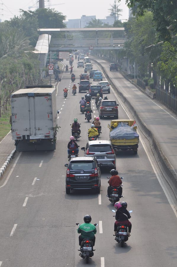 Morning in the Highway Jakarta Editorial Image - Image of morning ...