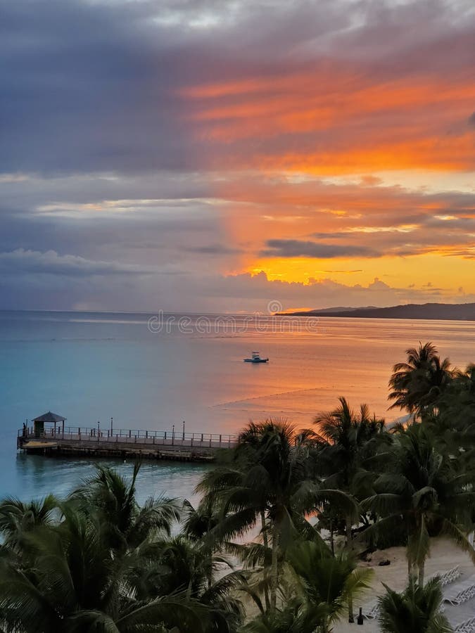 Morning island sunset stock image. Image of sunrise - 251892677