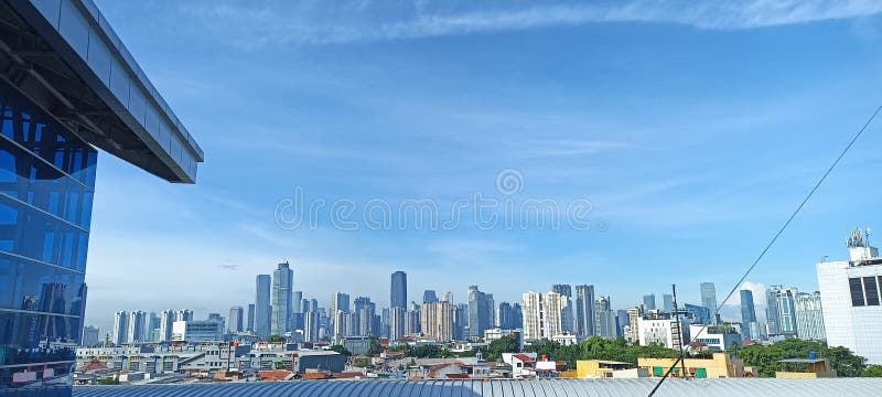 Morning Jakarta from Manggarai Station Editorial Stock Image - Image of ...