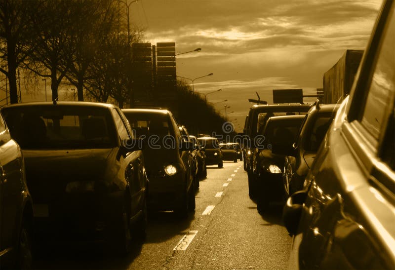 Morning Jam stock image. Image of street, industry, congested - 4621705