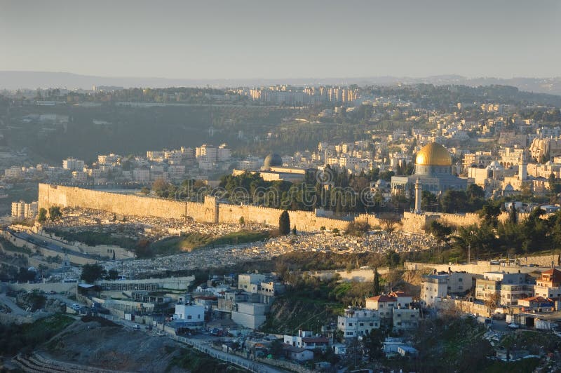 Morning in Jerusalem stock photo. Image of rock, christian - 22975266