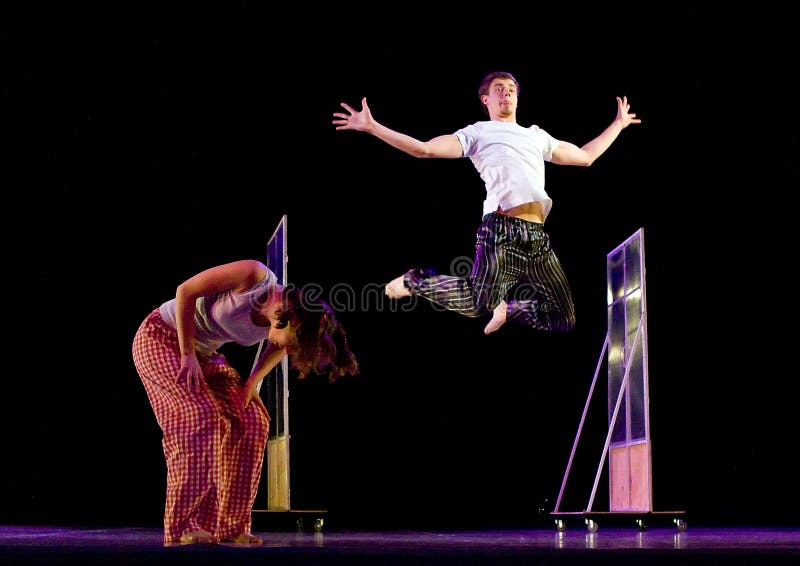 Morning Jump editorial stock image. Image of performance - 25054359