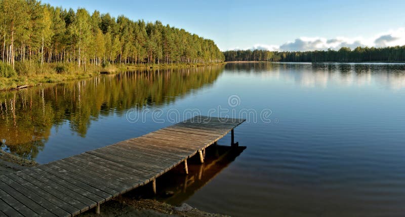 Morning lake stock image. Image of ripples, september - 4523945