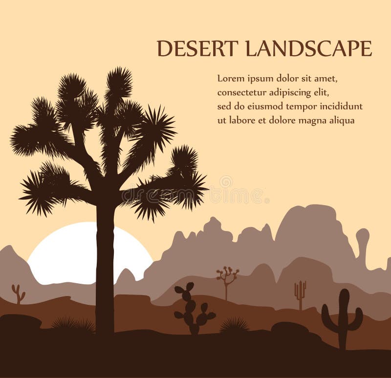 Joshua Tree Outline Stock Illustrations – 66 Joshua Tree Outline Stock ...