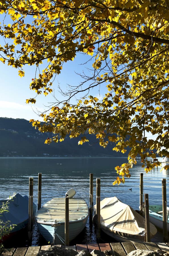 Morning of Late Summer on the Lake Stock Photo - Image of pier, lake ...